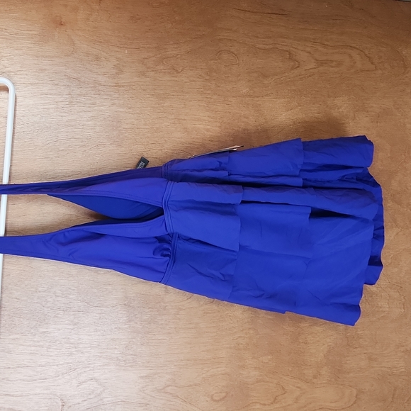 Kenneth Cole | Swim | Nwt Kenneth Cole Ruffle Halter Tankini | Poshmark